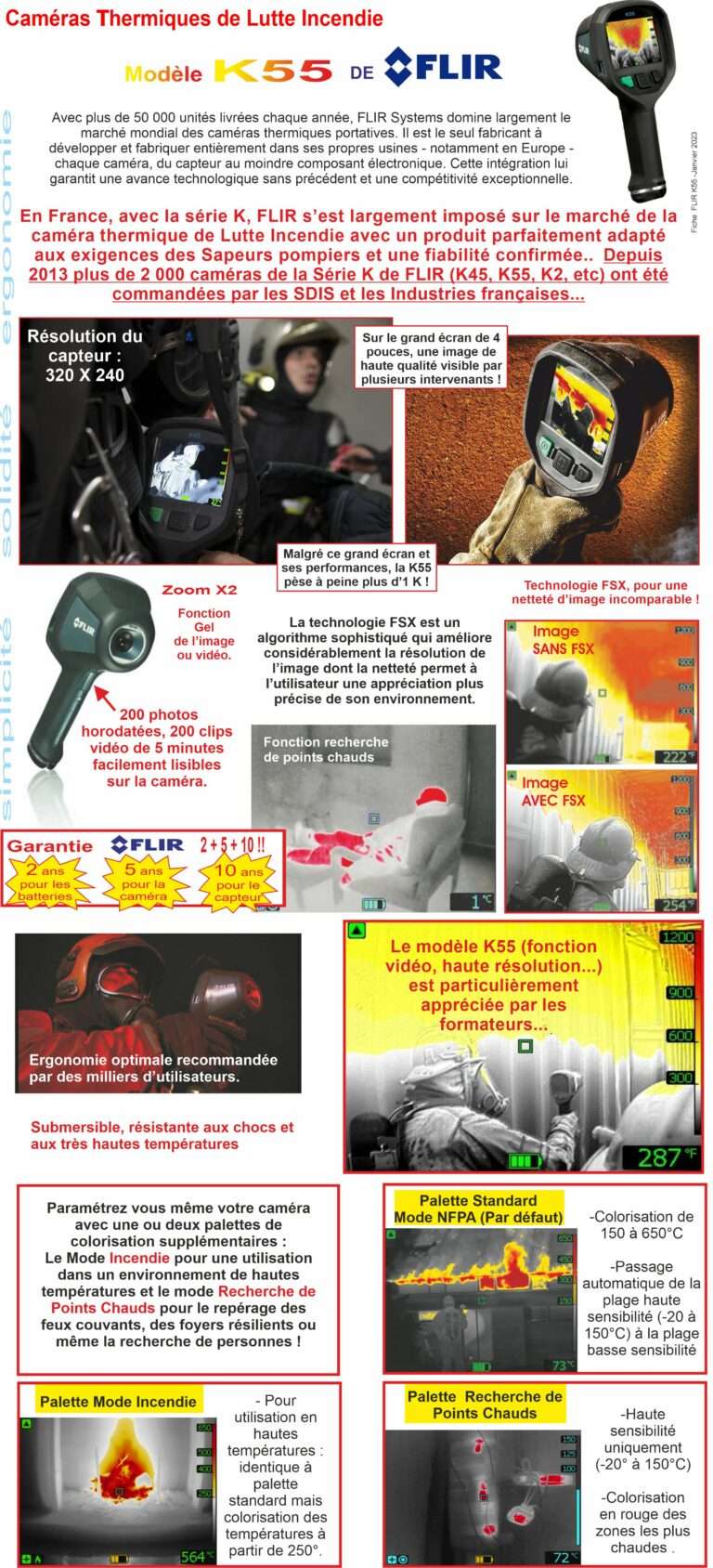 Caméra thermique FLIR K55 › JCM Distribution